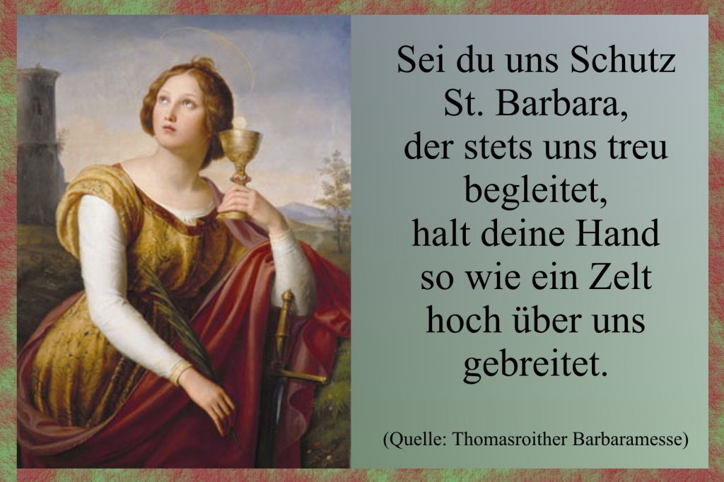 Heilige Barbara, bitte für uns! - Vorauer Marienschwestern